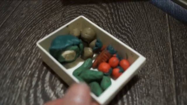 Еда из пластилина для кукол