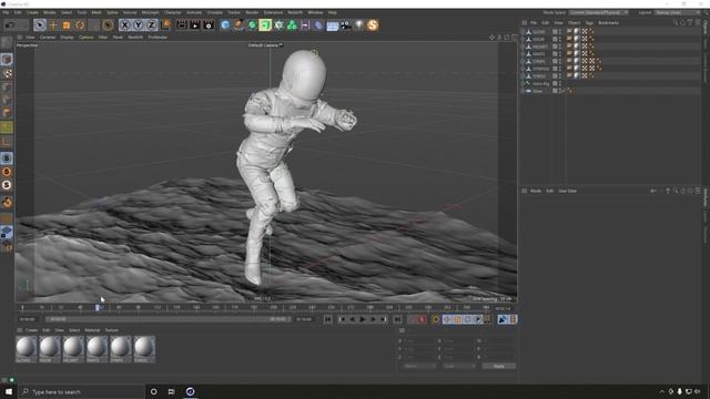 Skillshare - Astronaut Animation - Motion Graphics & Rendering in Cinema 4D & Redshift_1