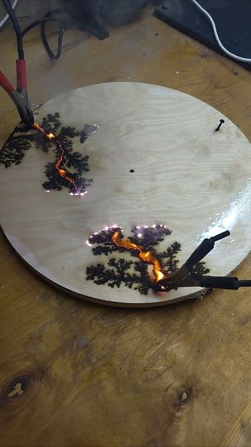 Линии Лихтенберга во всей красе