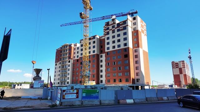 ЖК «Новая Алексеевская роща» — съёмка с воздуха май 2025