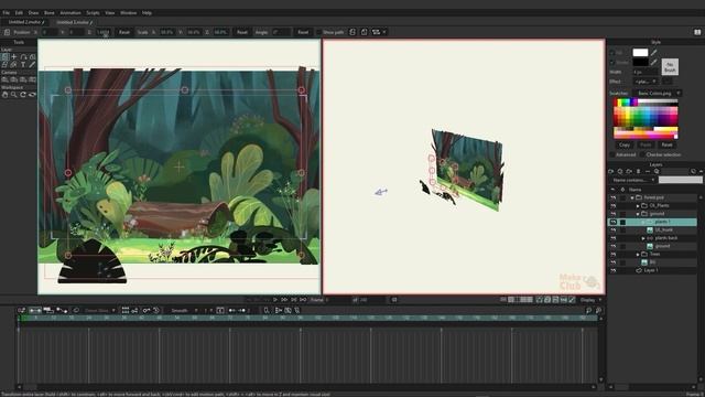 Бесплатный курс по Moho 14 - Урок 28 - Создание параллакса (Creating Parallax)