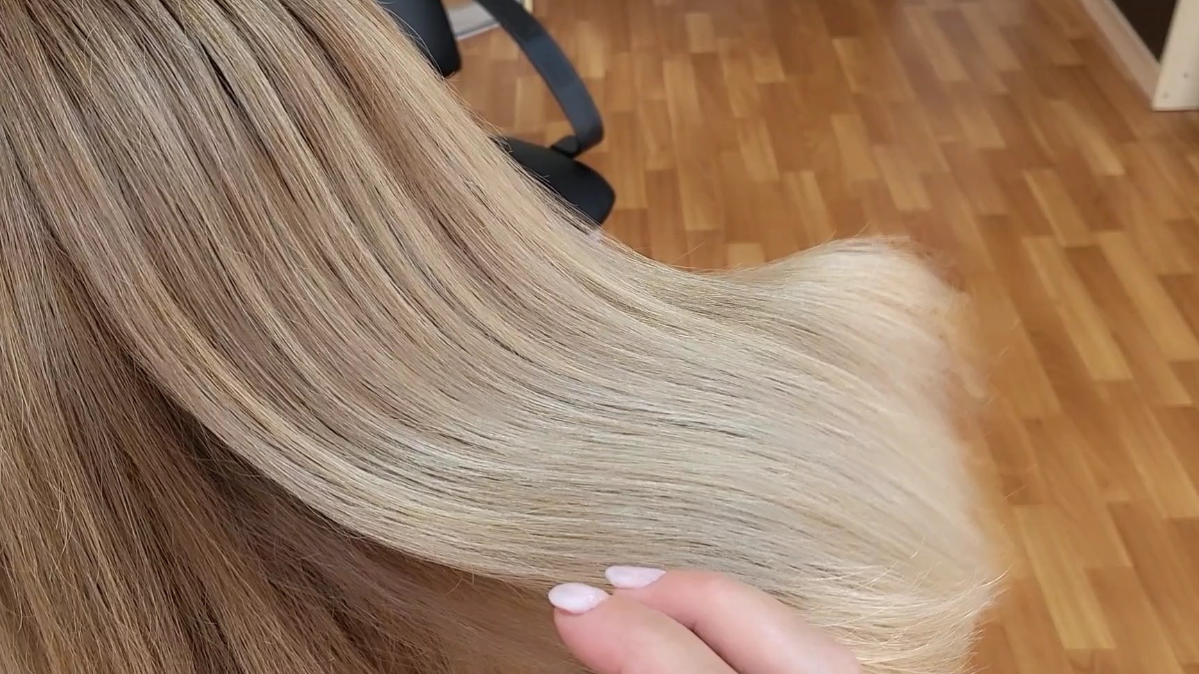 Окрашивание седых волос. Растяжка цвета.❤️❤️❤️