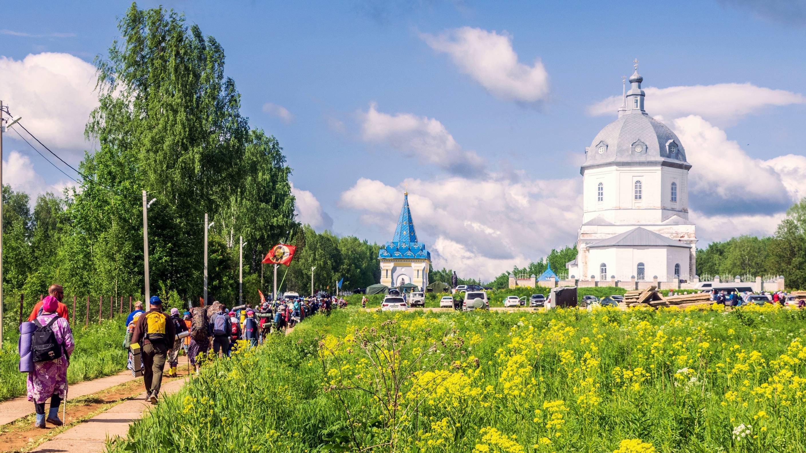 360. Великорецкий Крестный ход. Передышка в Горохово.  Еще 12 трудных километров. 05 июня 25