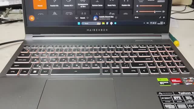 maibenben x577 не включается. устранение короткого замыкания. dump bios