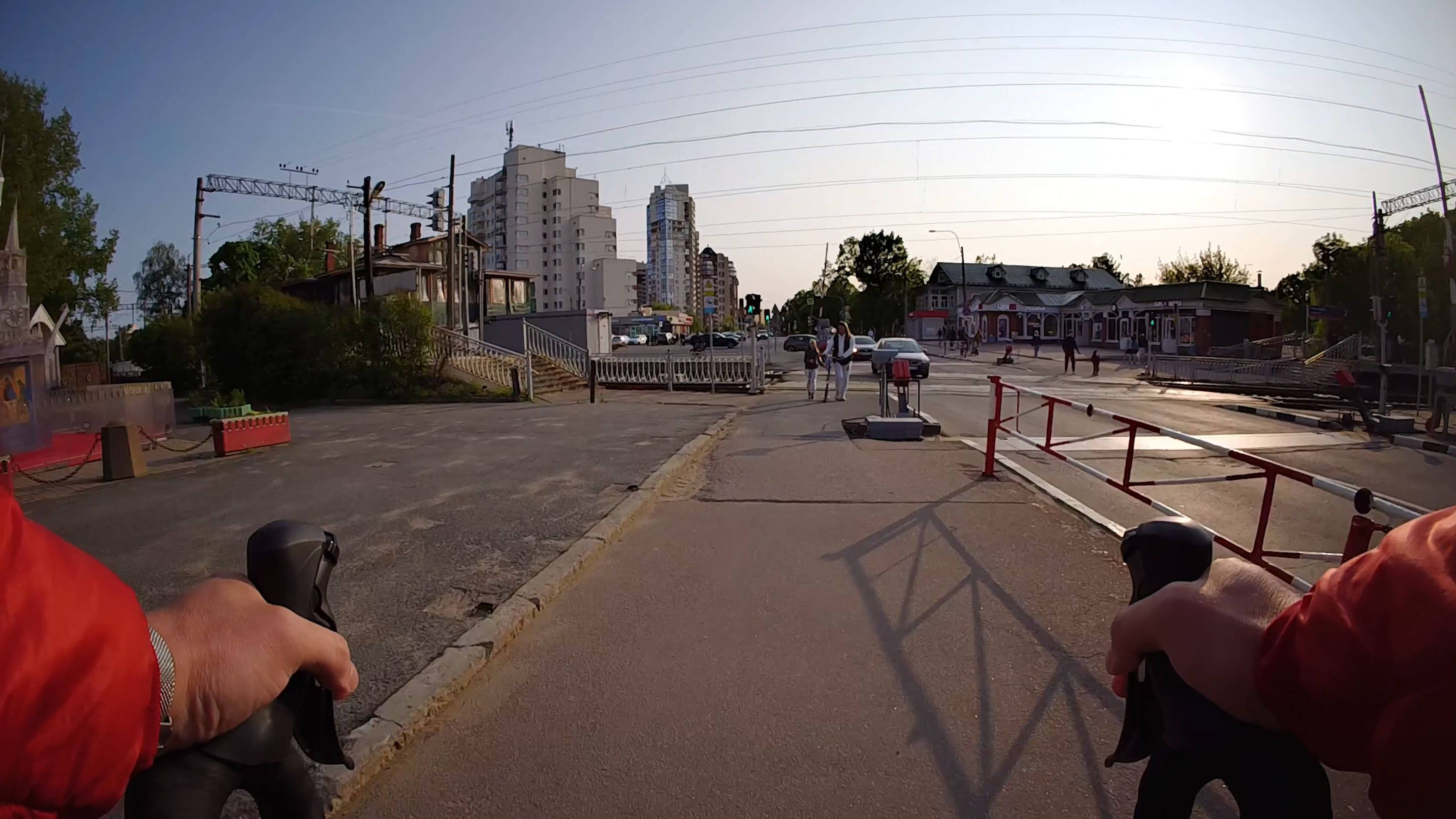 Еду на работу