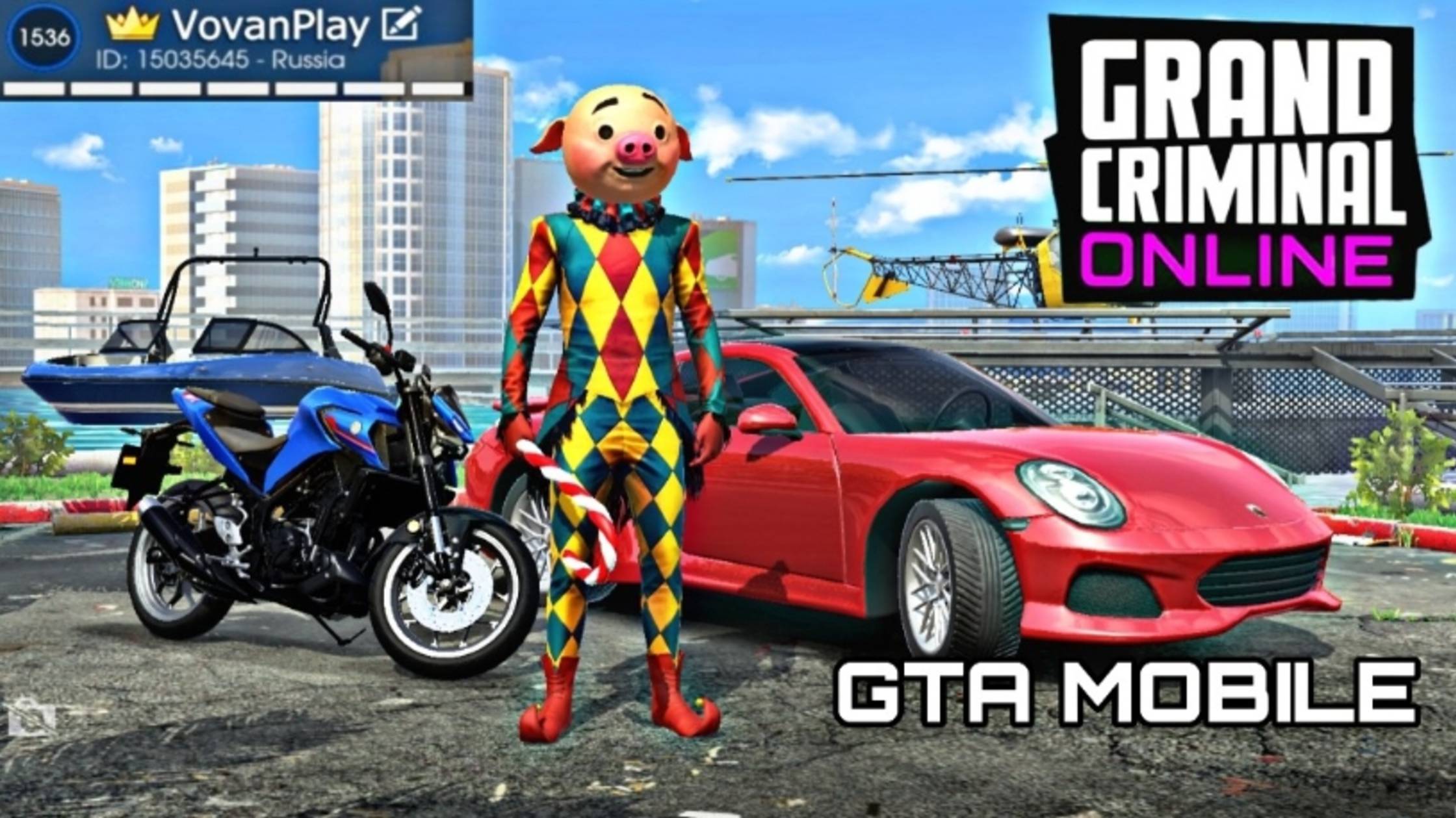 Grand Criminal Online 🔥 ДОРОГА К 2000 LVL - СТРИМ GTA MOBILE