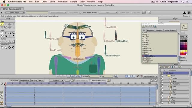 Как сделать анимацию порядка форм (Animated Shape Ordering) в Moho - 1