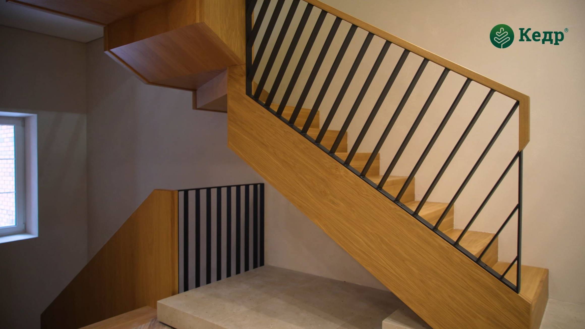 Лестница от архитектора Казани - Закиров Раиль. Лестница на металлокаркасе #рмкедр #лестницыказань