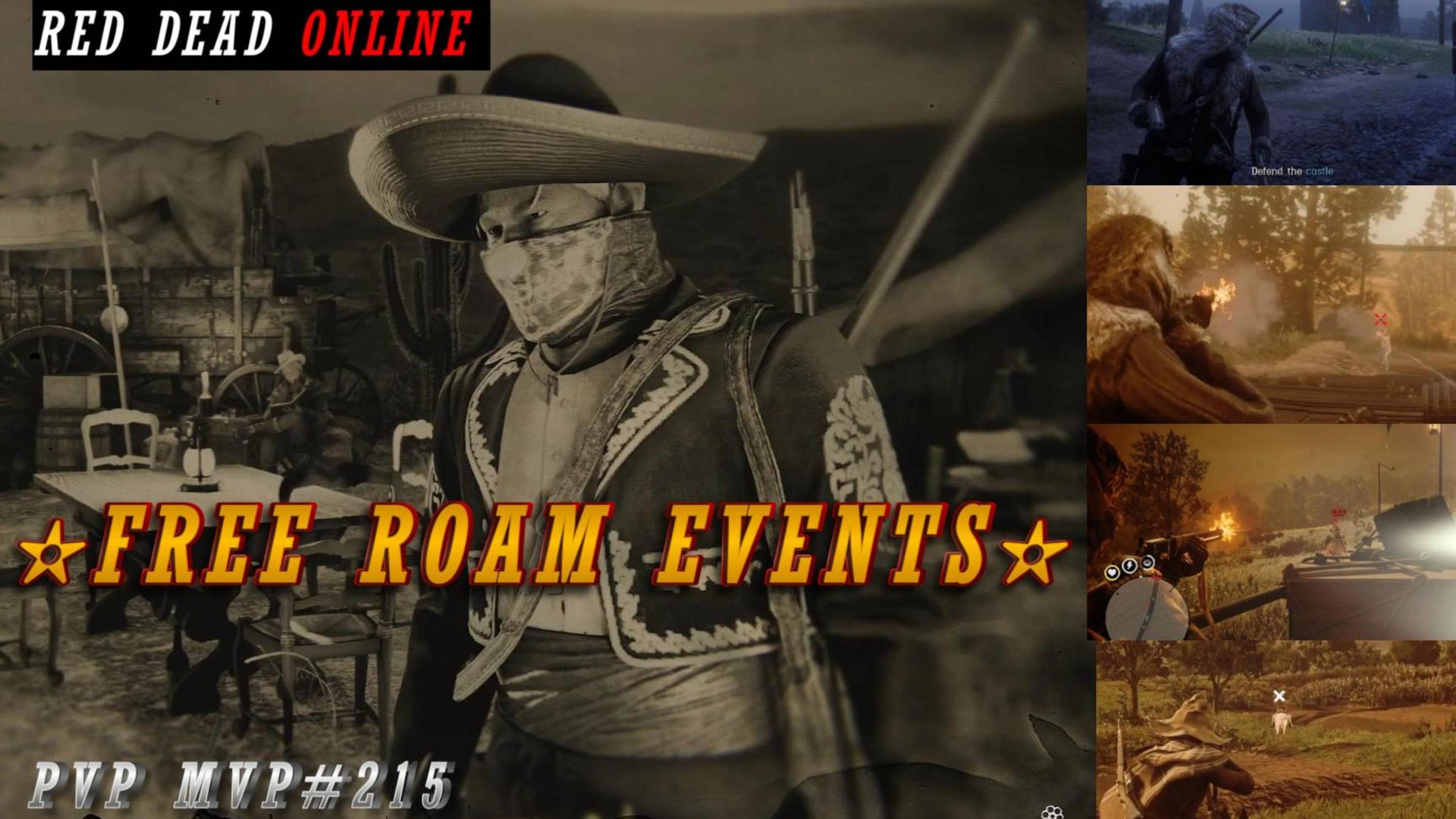 Red Dead Online - PvP MvP #215 Free Roam Events!