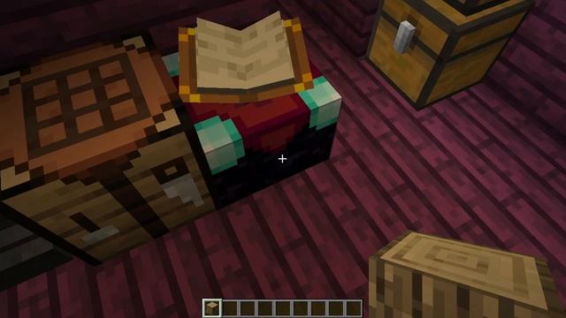 как обустроить багровый двухэтажный дом с балконом и гаражом в minecaft