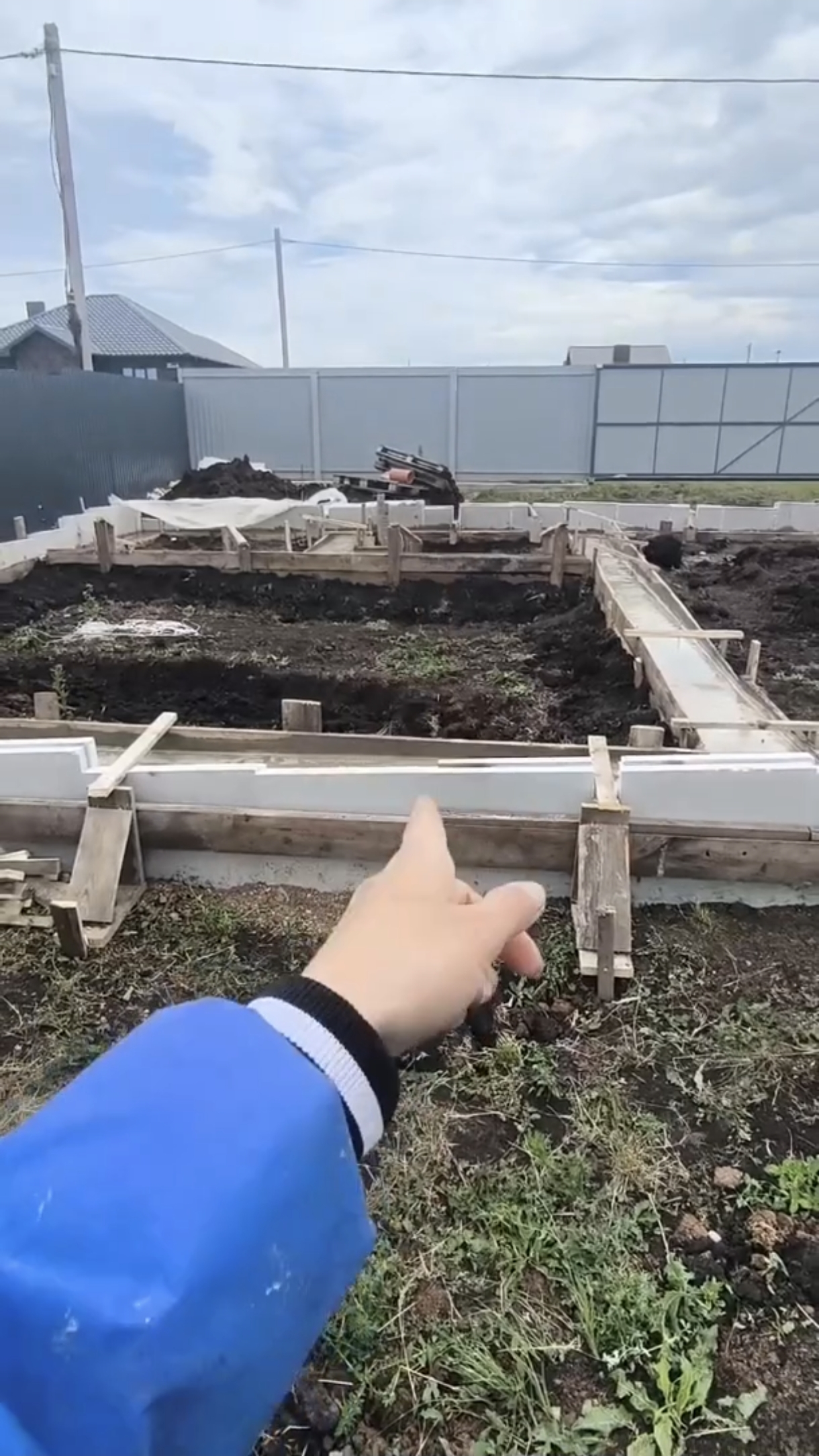 фундамент под баню. часть 2. экскурсия