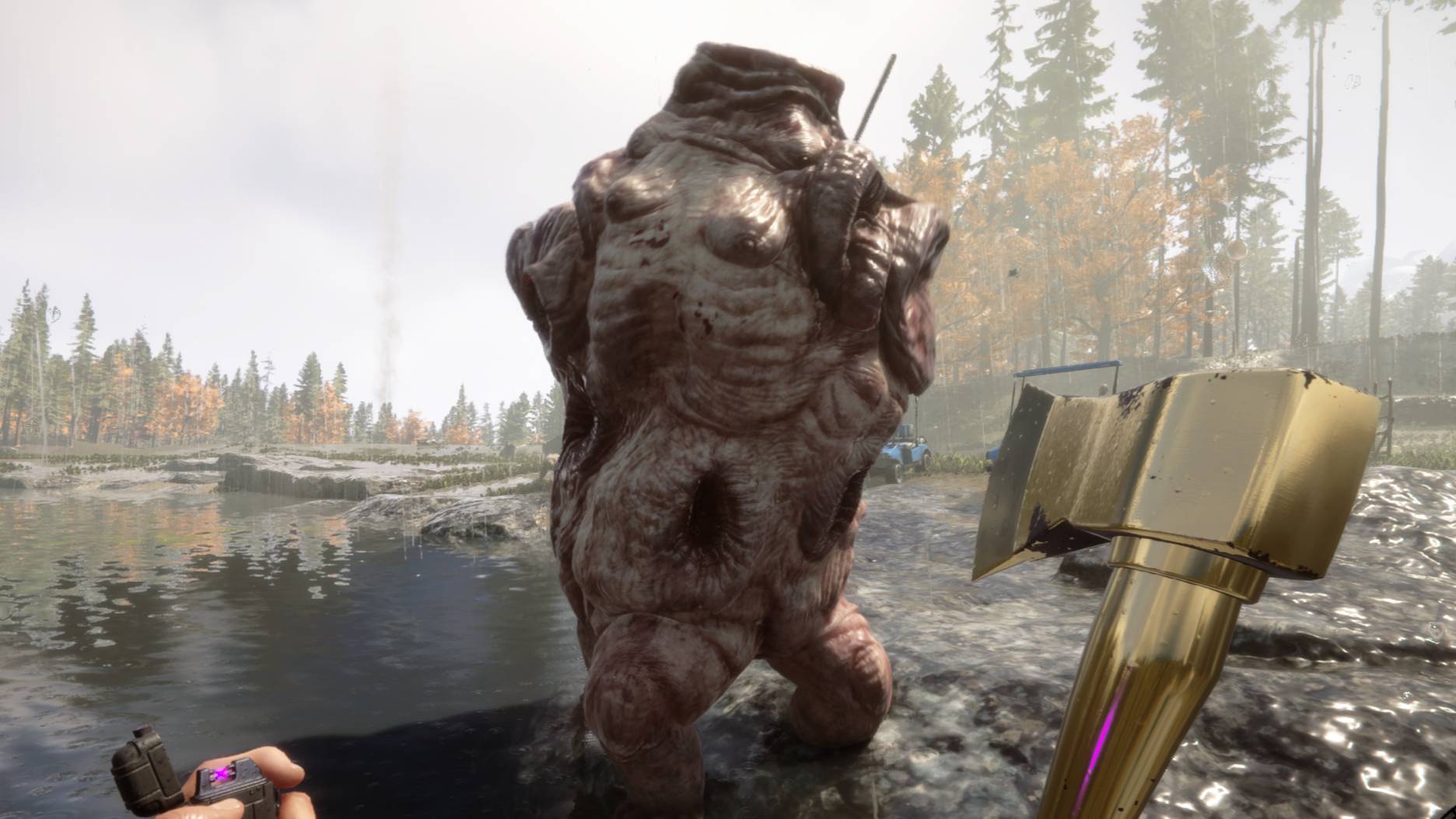 Sons of the Forest ➢ 16 серия - СОЗДАЁМ ЗОЛОТОЕ ОРУЖИЕ И ПРИЗЫВАЕМ МУТАНТОВ!