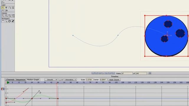 Как пользоваться Моушн Граф (Editable Motion Graphs) в Moho - 1
