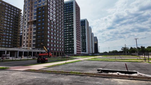 ЖК «Бригантина» — съёмка с воздуха май 2025