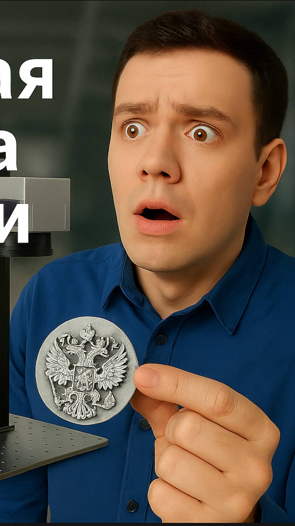 Глубокая лазерная гравировка алюминия