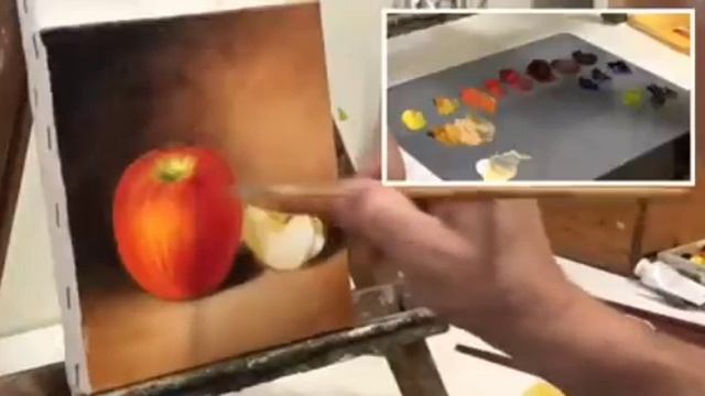 Как нарисовать яблоко