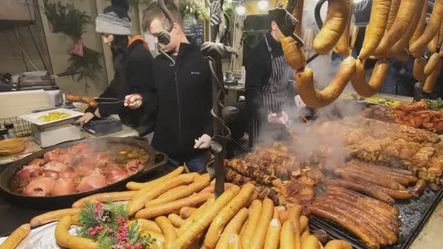 мясная ярмарка в Польше