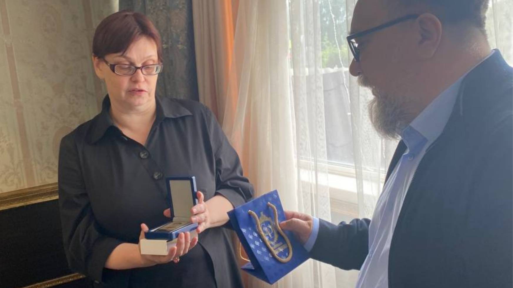 Вручение Памятного Наградного Жетона героя СВО Гренке Г.Н.