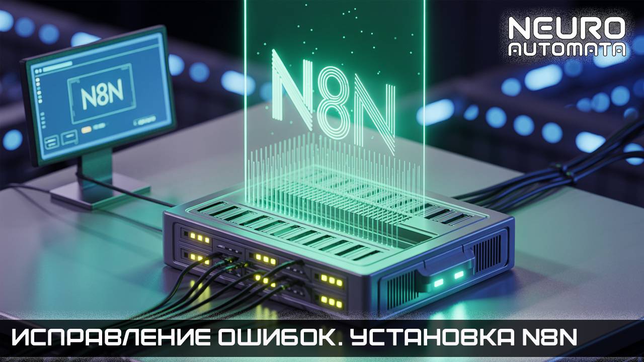 Установка N8N на сервер. Дополнение. Исправление ошибок