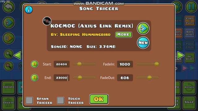 как в гд обрезать музыку (самый лёгкий способ)