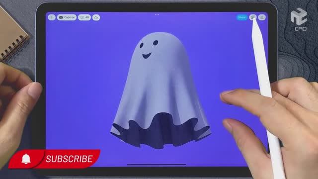 Призрак 👻 _ Хэллоуин 🎃 _ Shapr3D