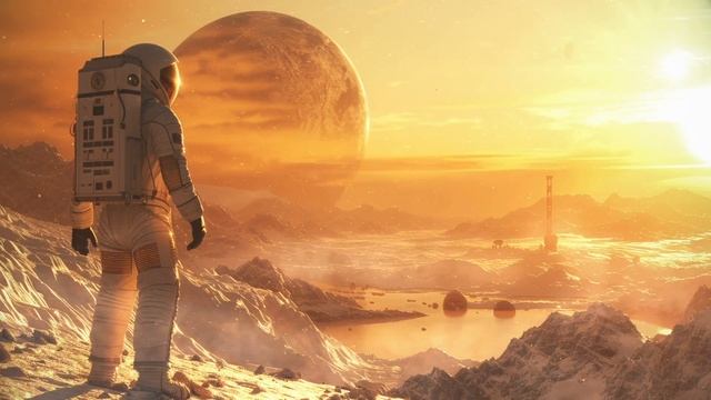 Sunfall + Space Ambient Music + Sci- Fi Guitar Soundscape (Remastered)