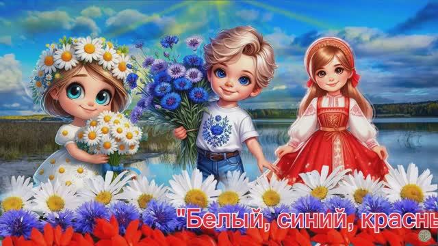 "Белый, синий, красный"- поёт М.Зорина