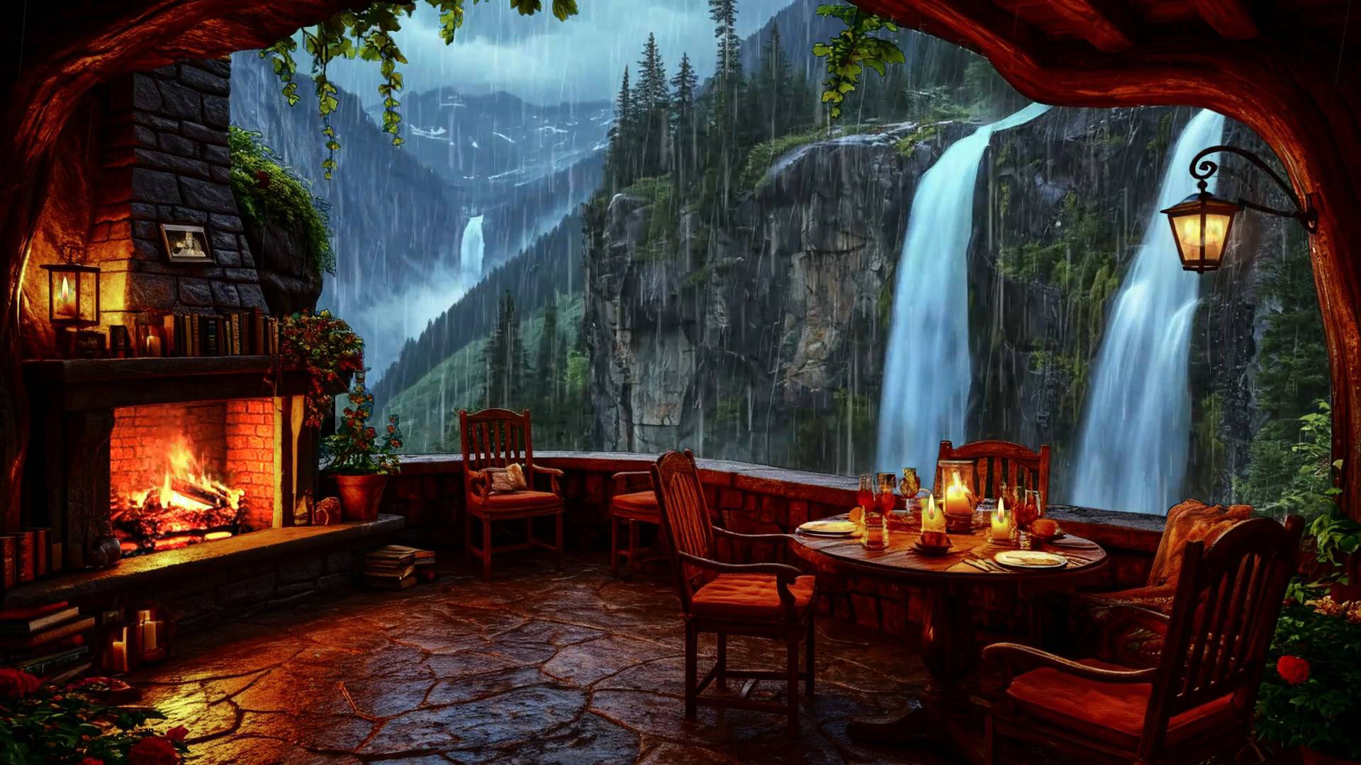 Звуки дождя и грома помогут вам уснуть. 🌿Шум дождя и звуки громы для сна.