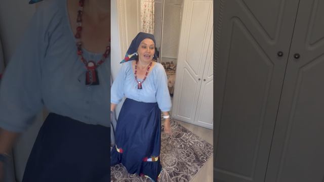 Костюм в народном стиле.