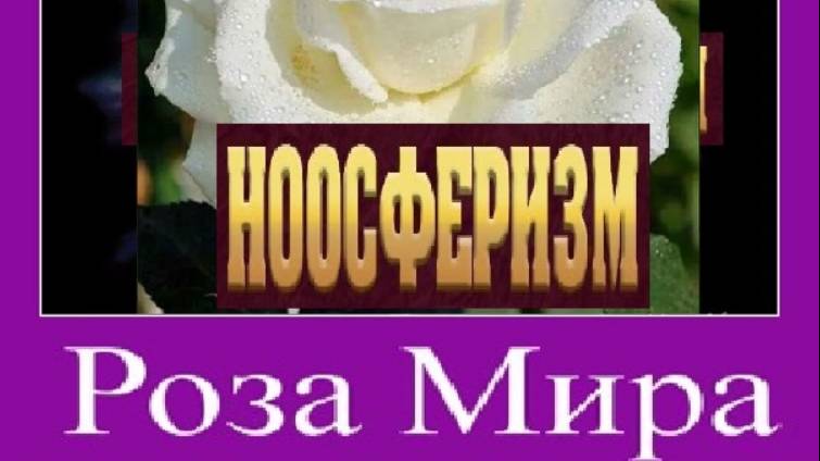 Ноосферизм --- ФУНДАМЕНТАЛЬНОЕ ИССЛЕДОВАНИЕ