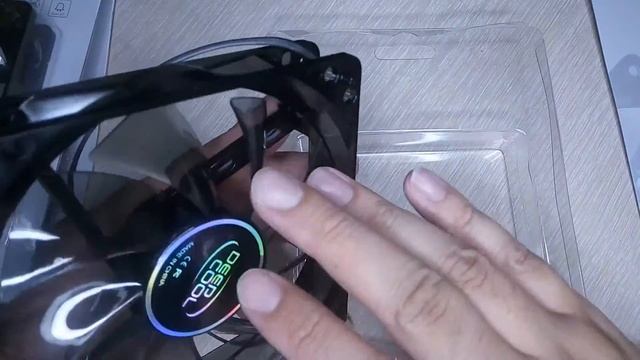 DEEPCOOL WIND BLADE 120 корпусный вентилятор распаковка