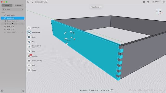Урок 9. Косые стыки в Shapr3D. Изучите Shapr3D за 10 уроков для начинающих!