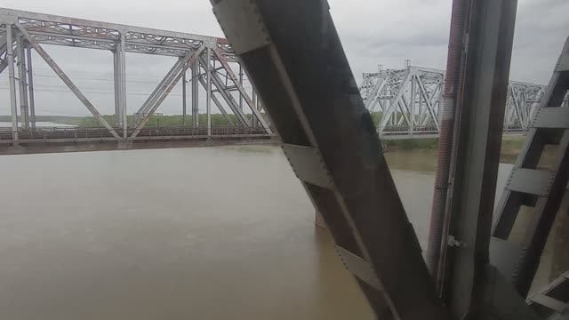 Мост через Обь. Перегон Барнаул - Алтайская