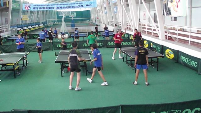 Власов, Давлетханов - Лукин, Семенюк. Парный турнир Клуба 6 окт 2013