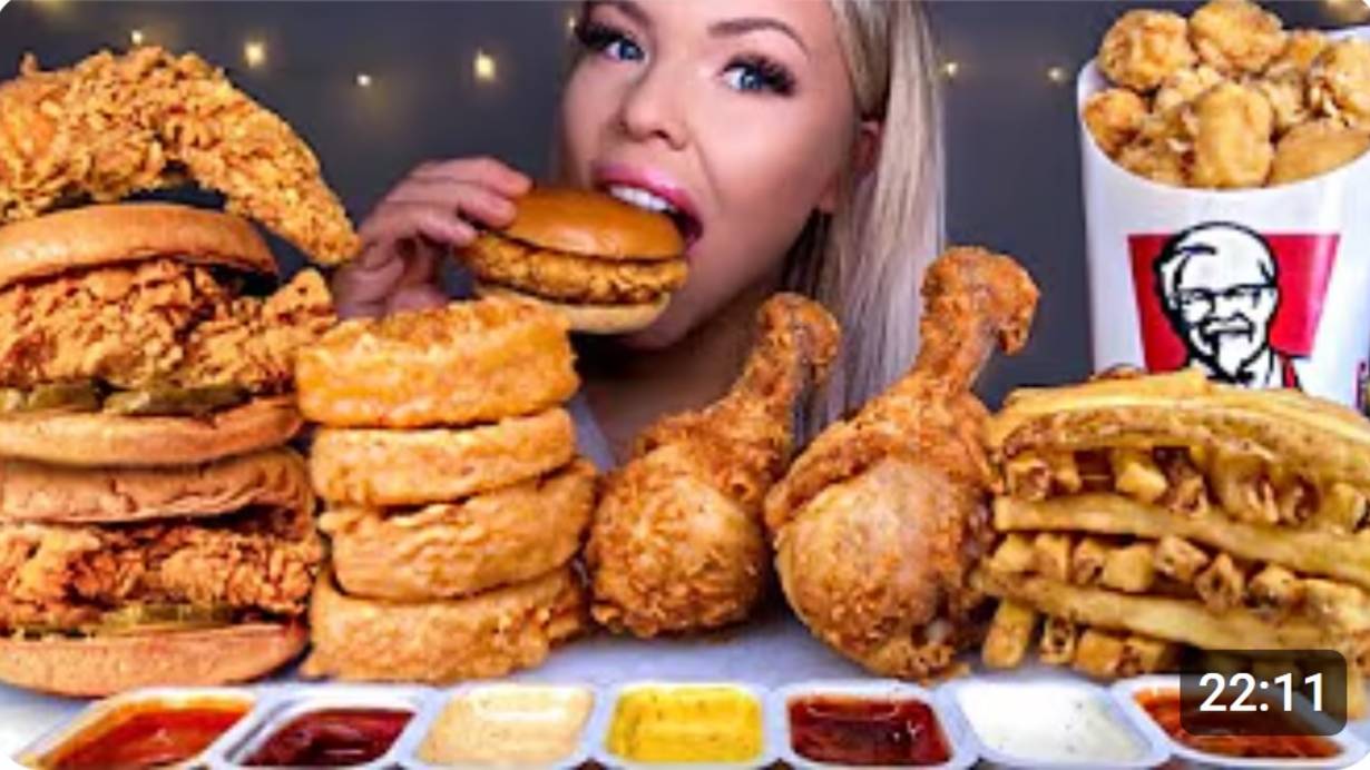 ASMR САМАЯ ПОПУЛЯРНАЯ ЕДА В POPEYES (КУРИНЫЙ СЭНДВИЧ, ЖАРЕНАЯ КУРИЦА, КАРТОФЕЛЬ ФРИ ПО-КАДЖУНСКИ,