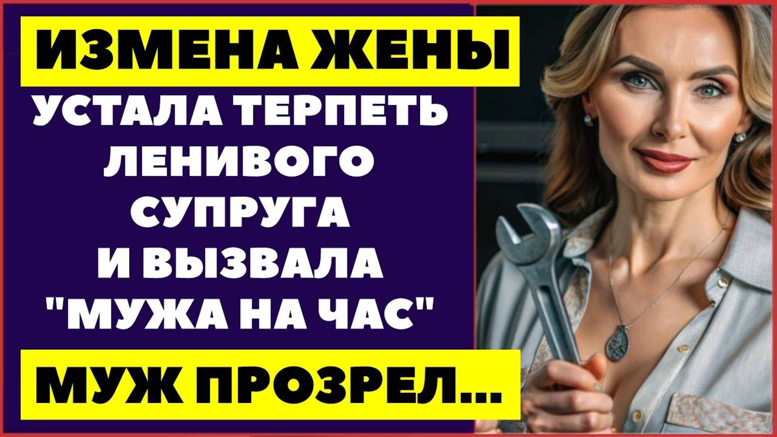 Измена жены. Вызвала "мужа на час", когда успела терпеть ленивого супруга. История. Аудио рассказ