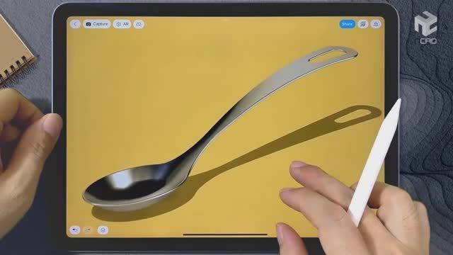 Моделирование ложки 🥄 _ Shapr3D