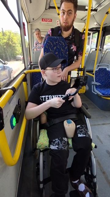 Поездка на троллейбусе город Ижевск. Маршрут №10д. Короткая версия.