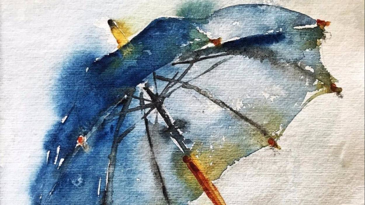 Старый зонтик