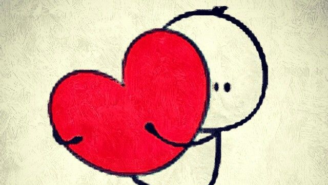 Рисуем сердечко геометрические фигурки