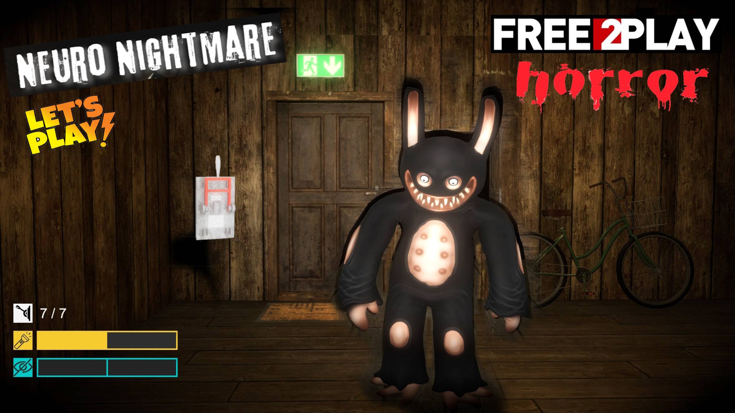 Neuro Nightmare ✅ Бесплатный steam Хоррор /Побег от Пушистика/Прохождение✅ Релиз 15 апреля 2025