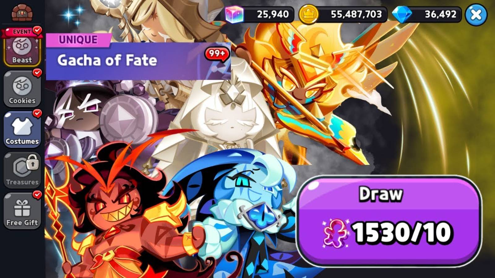 Last MASSIVE FATEFUL PULL!`1530+ Fateful cutters enough for ALL