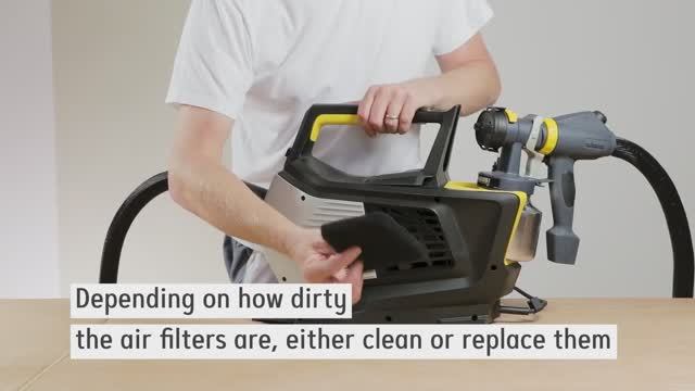 WAGNER FinishControl FC 5500 - Настройка и очистка краскораспылителя, инструкция к Вагнер 5500