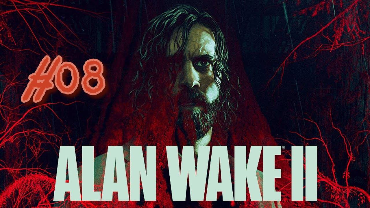 Alan Wake 2 (2024). Продолжение КУЛЬТОВОГО хоррора. ПРОХОЖДЕНИЕ на 100% + ALL DLC. ЧАСТЬ 08.