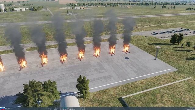 Истребитель F-16C уничтожил авиацию.