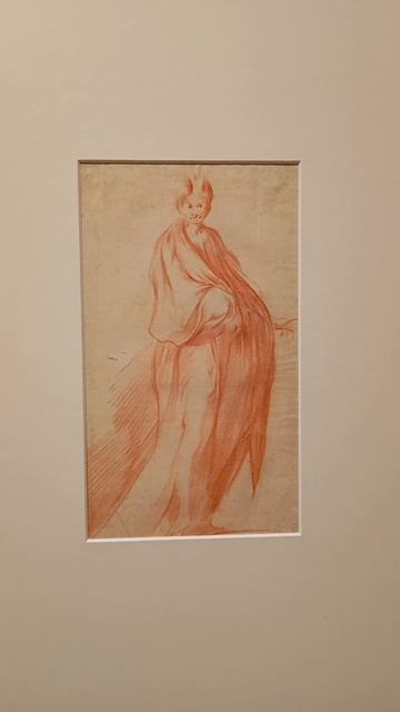 Жак Шарль де Белланж. Стоящая фигура. 1610. Сангина.