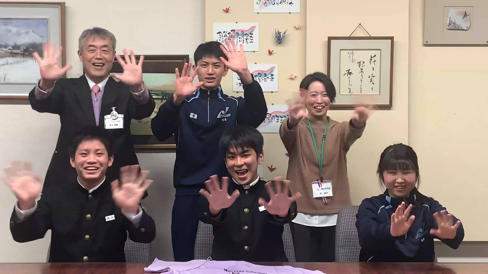 Видео послание участников детской делегации города Номи 2019 года жителям города Шелехова