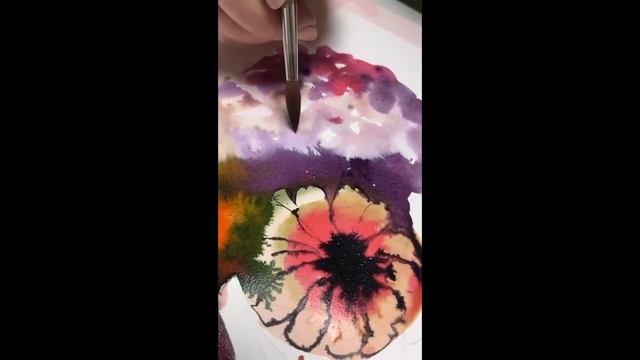 Рисуем осень.  Осенний букет