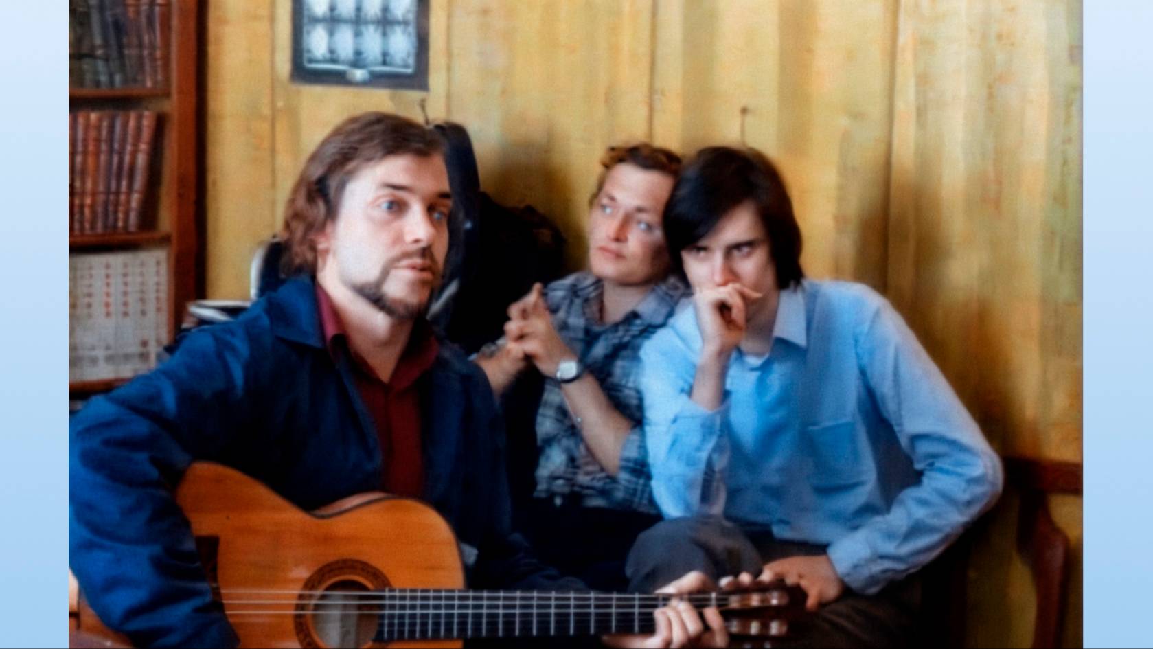 В. Кожинов, Н. Тряпкин, А. Васин-Макаров и участники его Студии в журнале "Москва". 6 июня 1995 г.