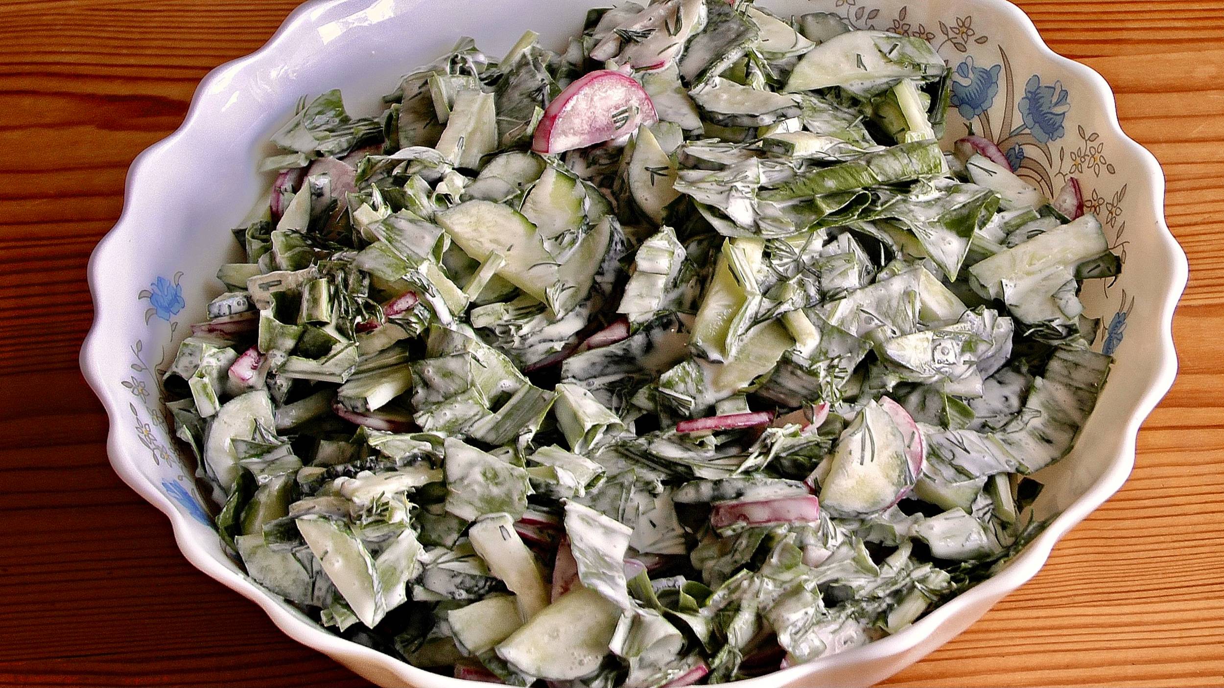 Витаминный Салат со Свежей Черемшой/Делюсь Рецептом